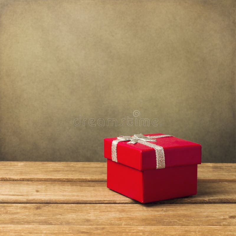Red small gift box stock photo. Image of tabletop, background - 27981220