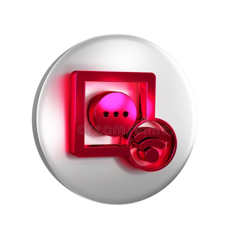 Smart Electrical Socket Icon Controlling Electrical Appliance, Wifi Smart Socket Stock ...