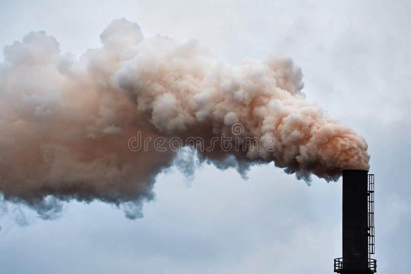 Red smoke stock photo. Image of color, energy, chimney - 17538856