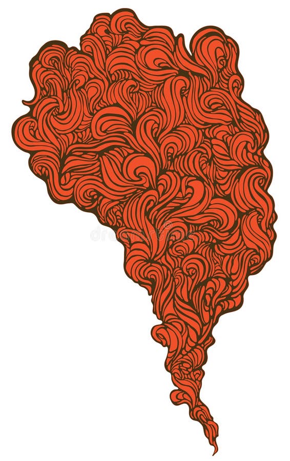 Red smoke stock vector. Illustration of smoke, copy, background - 23786464