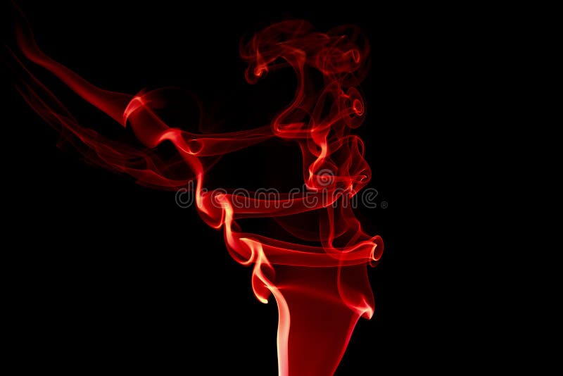 Red smoke flame stock image. Image of dynamic, curve - 65024219