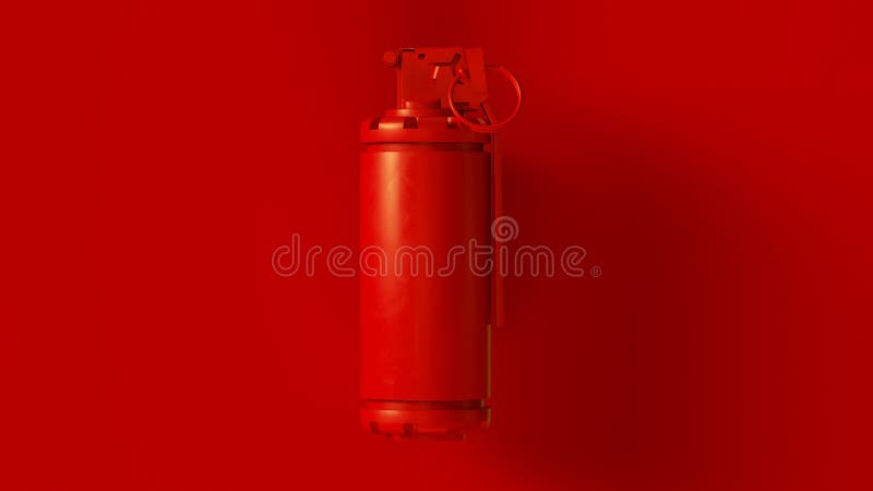 Red Smoke Grenade Concept stock illustration. Illustration of colour ...