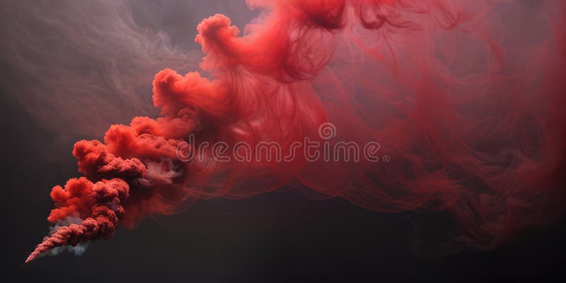 Red Smoke Pattern Repetition for Background Stock Illustration ...