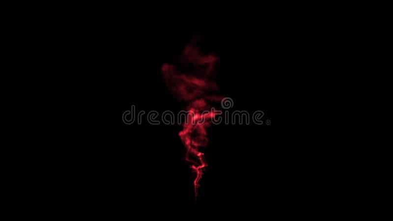 Red Smoke Steam Cloud Loopable Graphic Element Stock Video - Video of ...