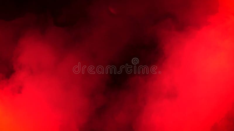 Red Smoke and Stroboscope Lights Effects. Footage. Slowmotion of Smoke ...