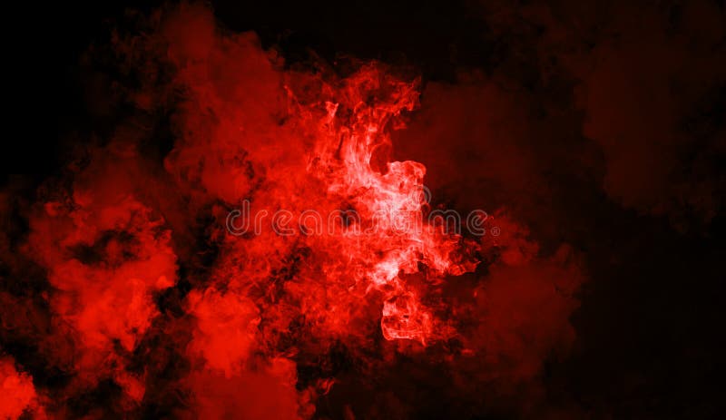 Red Smoke Texture on Isolated Background. Design Texture Element for ...