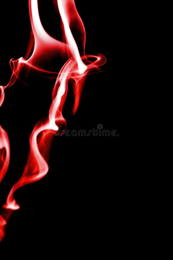 Red Smoke Trails stock image. Image of shape, curve, dynamic - 2329245