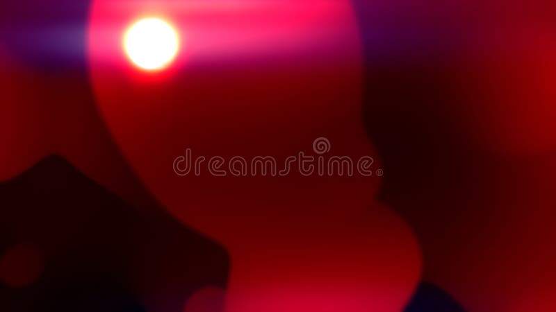 Red Smooth Bland Elements with Particles - Dark Bokeh Background ...