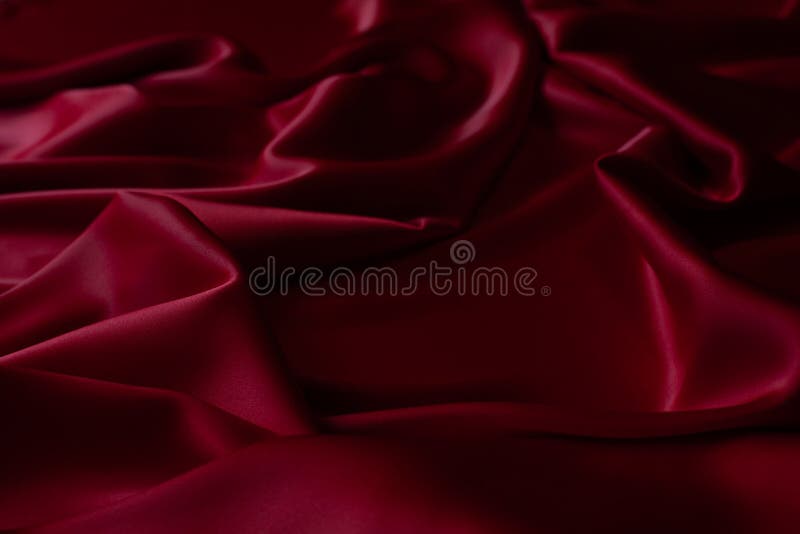 Red Smooth Cloth Folds Texture Background Stock Photo - Image of satin ...