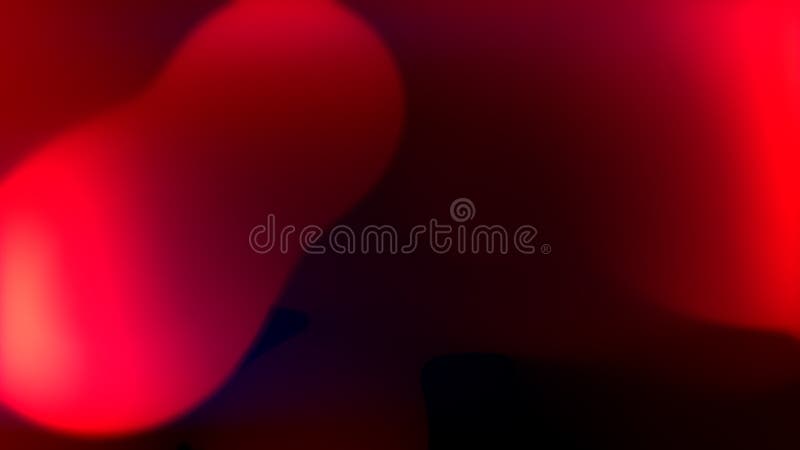 Red Smooth Soft Elements with Particles - Dark Bokeh Bg - Abstract 3D ...