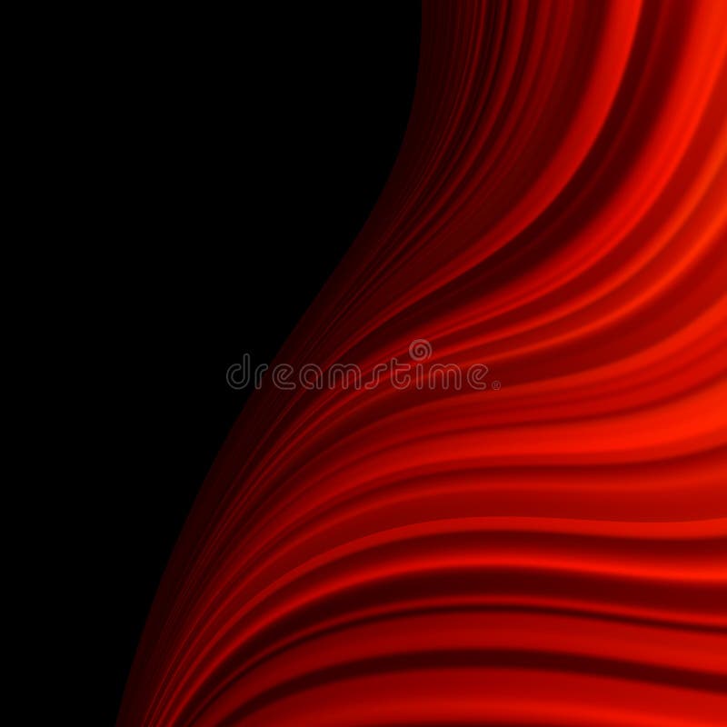 Red Smooth Twist Light Lines. EPS 10 Stock Vector - Illustration of ...