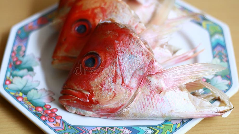 Red Snapper head stock photo. Image of pink, food, northern - 178431008