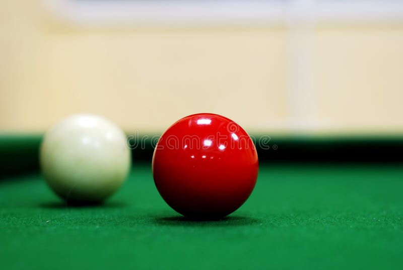 Red Snooker Balls in Triangle Stock Photo - Image of snooker, balls ...