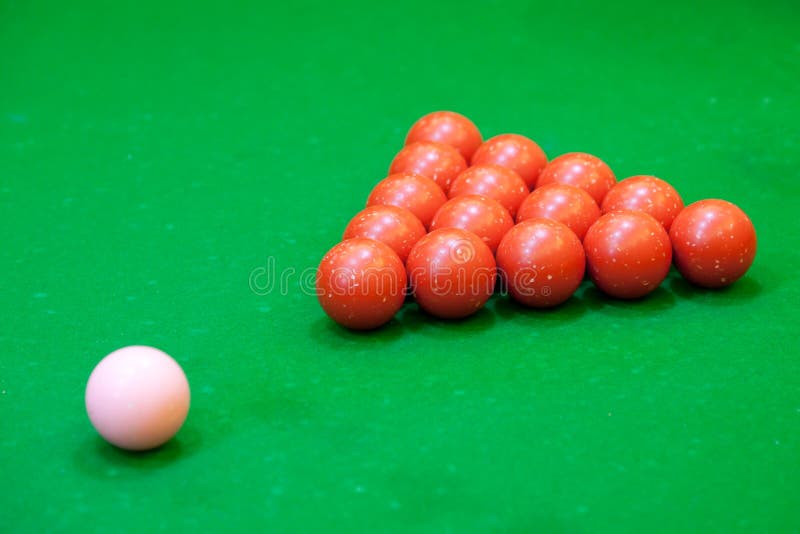 Snooker balls stock image. Image of play, black, shallow - 3373493