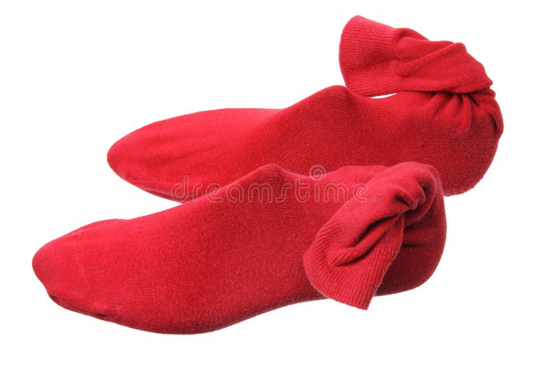 Red Socks stock image. Image of studio, protection, pair - 27696383