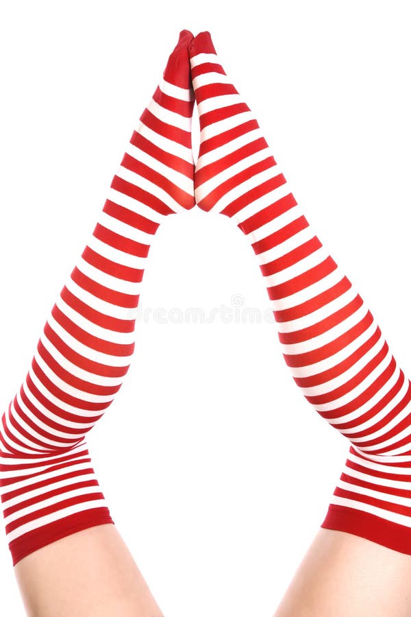 Red Socks Bottom of Feet Together Stock Photo - Image of isolated, cute ...