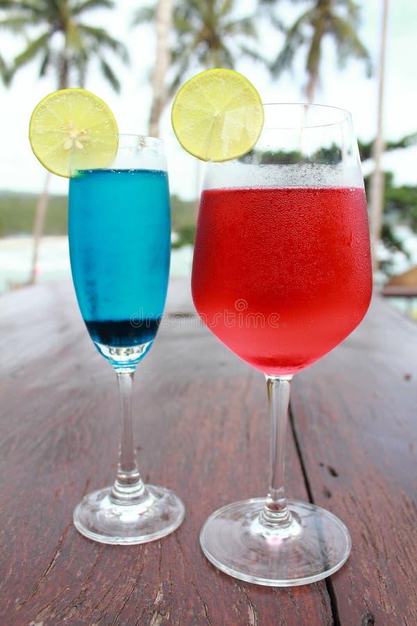 Red soda blue soda stock image. Image of sensation, lime - 42625153
