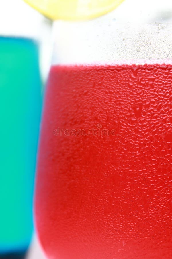Red soda blue soda stock image. Image of juices, juice - 42626689