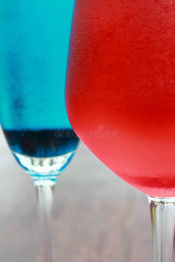 Red soda blue soda stock image. Image of juices, juice - 42626689