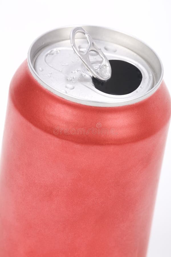 Red soda can stock photo. Image of juice, container, macro - 3466730