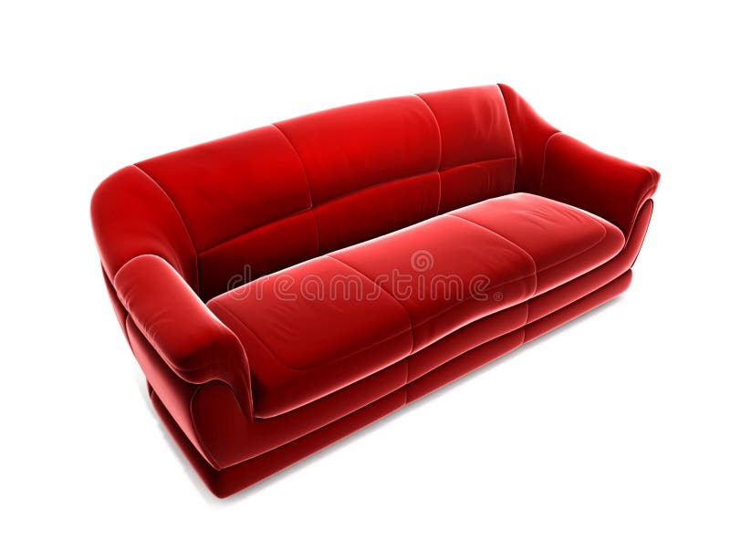 Red Sofa Picture. Image: 4781203