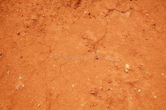 Red Soil Texture Background, Dried Clay Stock Image - Image of closeup ...