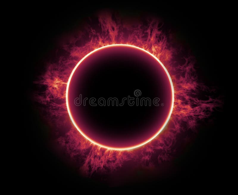 Solar eclipse stock illustration. Illustration of full - 115758871
