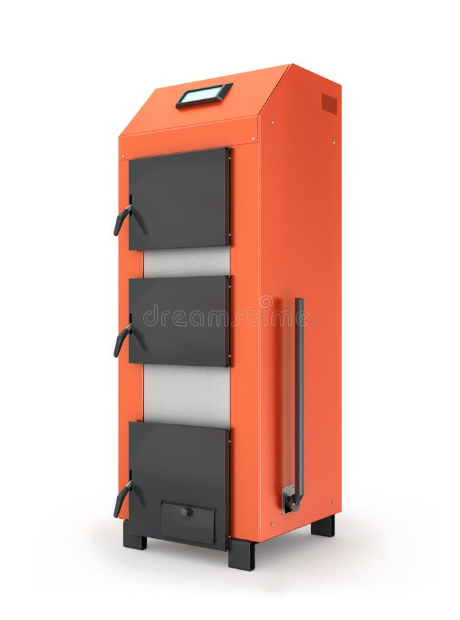 Solid Fuel Combustion Process - Vector Illustration Stock Vector ...