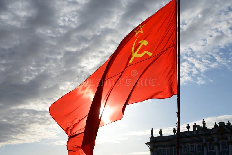 The Flag of the Soviet Union. Stock Image - Image of sunny, great: 54590129