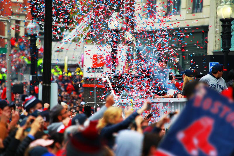 Red Sox 2018 World Series Parade Celebration Editorial Image - Image of ...