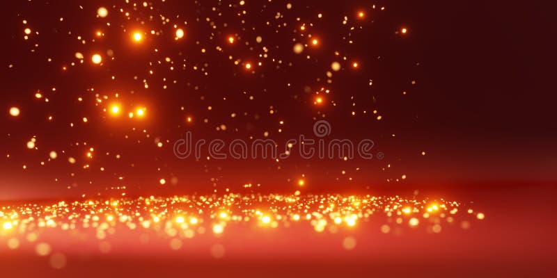 Red Sparking Glitter Background Stock Illustration - Illustration of ...