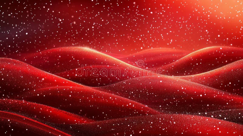 Red Sparkling Abstract Landscape Background Stock Illustration ...