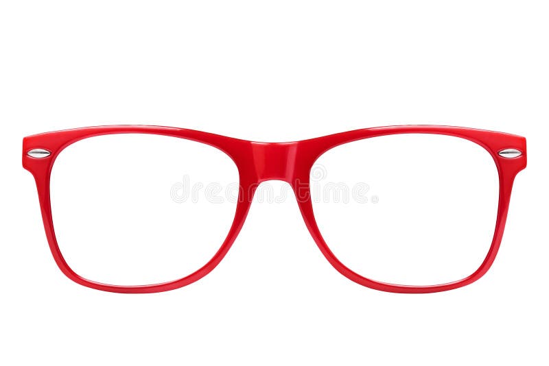Red Spectacles Isolated stock image. Image of equipment - 53403295