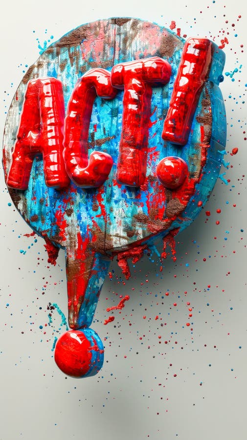 Red Speech Bubble with ACT! Encouraging Immediate Action and Response ...