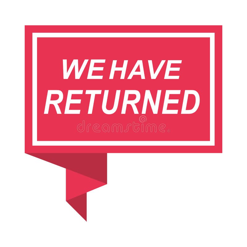 Returned stock illustration. Illustration of concept - 109742307