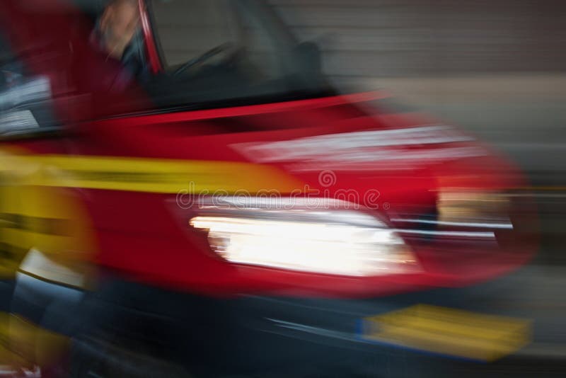 Red speed devil stock photo. Image of light, city, yellow - 104951766