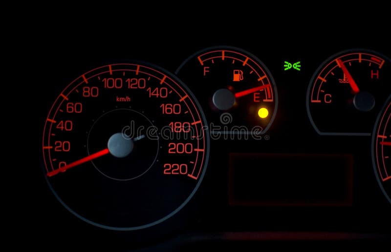 Red speedometer close up stock image. Image of counter - 259618171