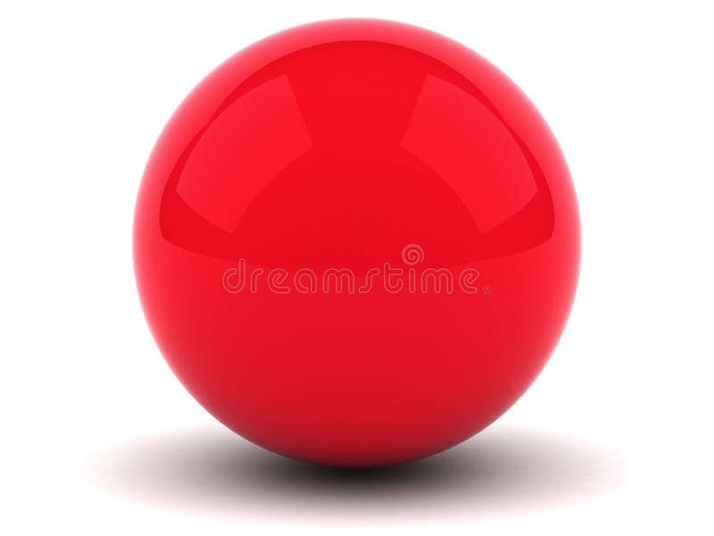 3d vector red sphere stock vector. Illustration of pearl - 7830668