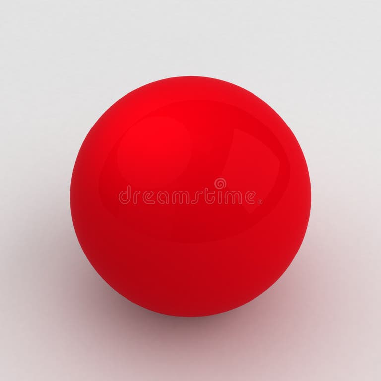 Red Sphere stock illustration. Illustration of simple - 4384579