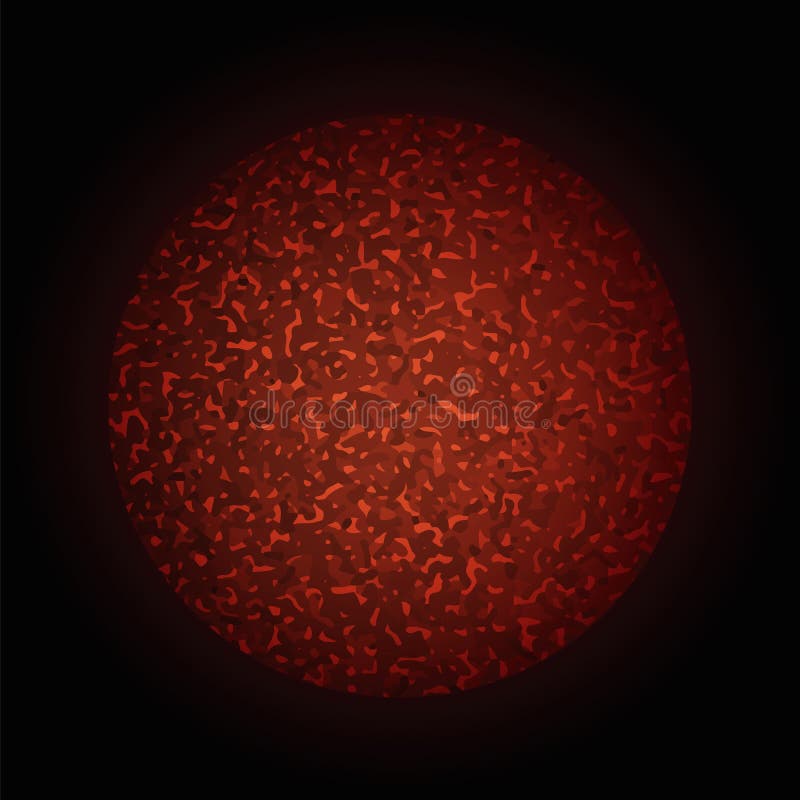 Red sphere stock vector. Illustration of ball, digital - 50257794