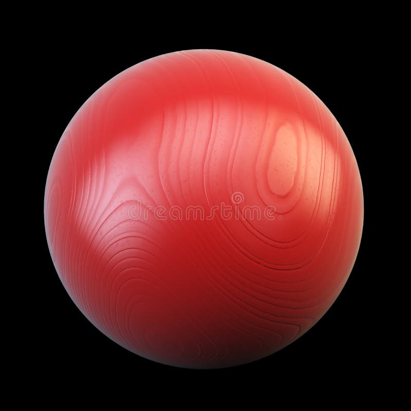Red Sphere Made Out of Wood Stock Illustration - Illustration of bubble ...