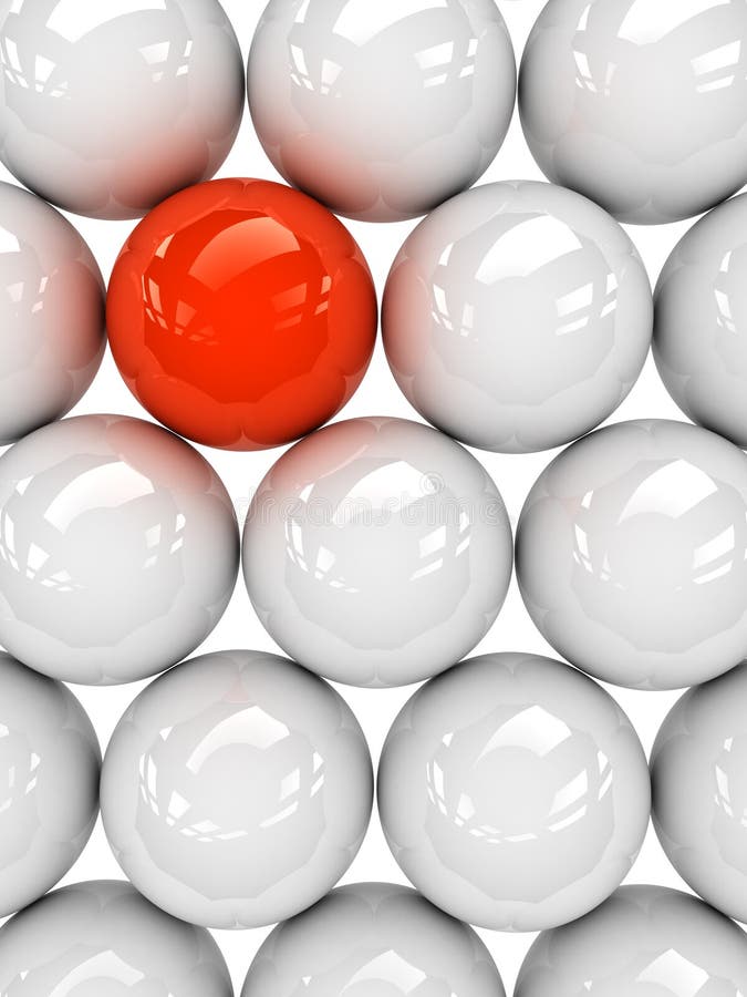 Red sphere stock illustration. Illustration of fromation - 45781759