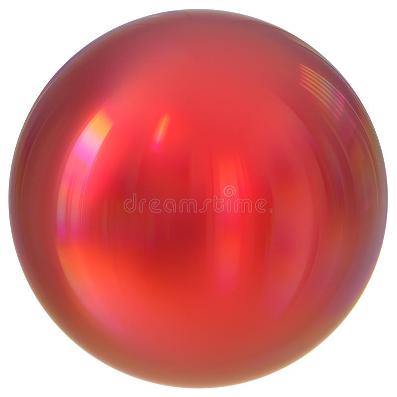 Ball Green Sphere Round Button Basic Circle Geometric Shape Stock ...