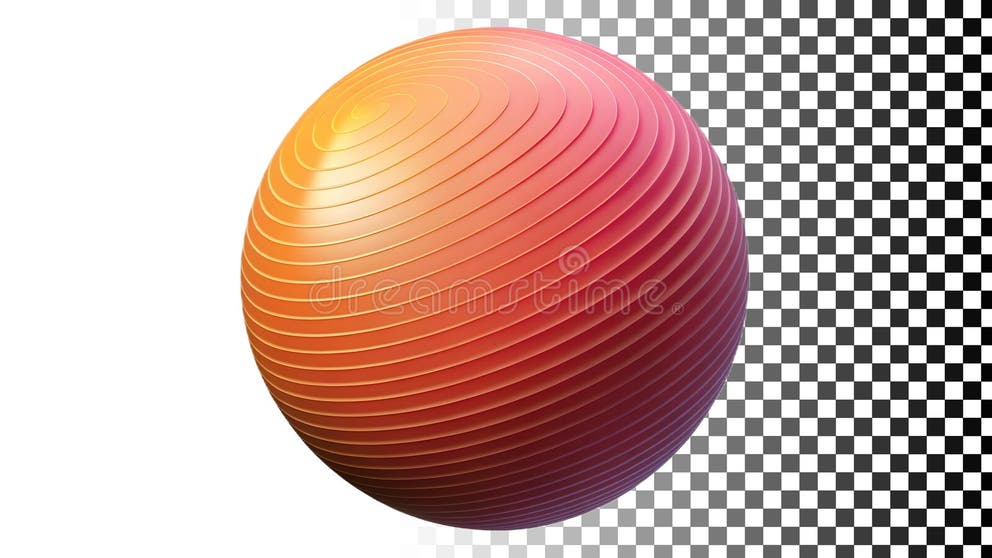 Red Sphere with Texture, Simple Ball Shape Illustration for Designs Png ...
