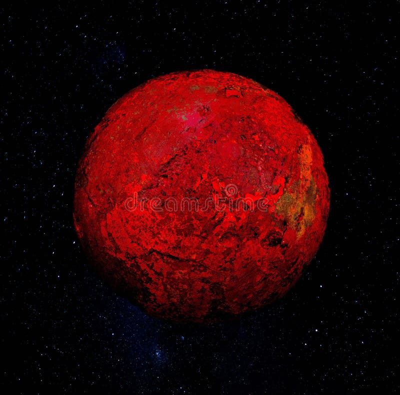 Red sphere in the universe stock photo. Image of order - 118363264