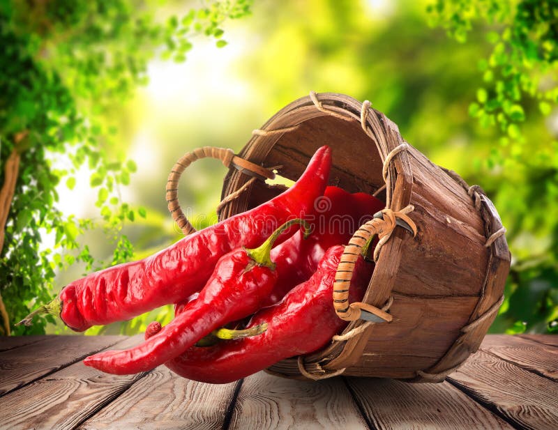 Spicy Red Hot Pepper Background Stock Photo - Image of grain, dish ...