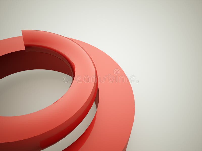Red Spiral Concept Abstract Stock Illustration - Illustration of curve ...