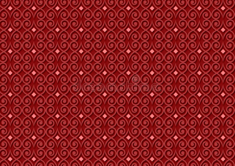 Red Spiral Pattern Wallpaper for Use with Design Layouts Stock ...