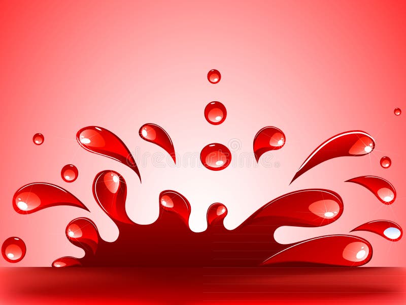 Red splash stock vector. Illustration of food, health - 19808051