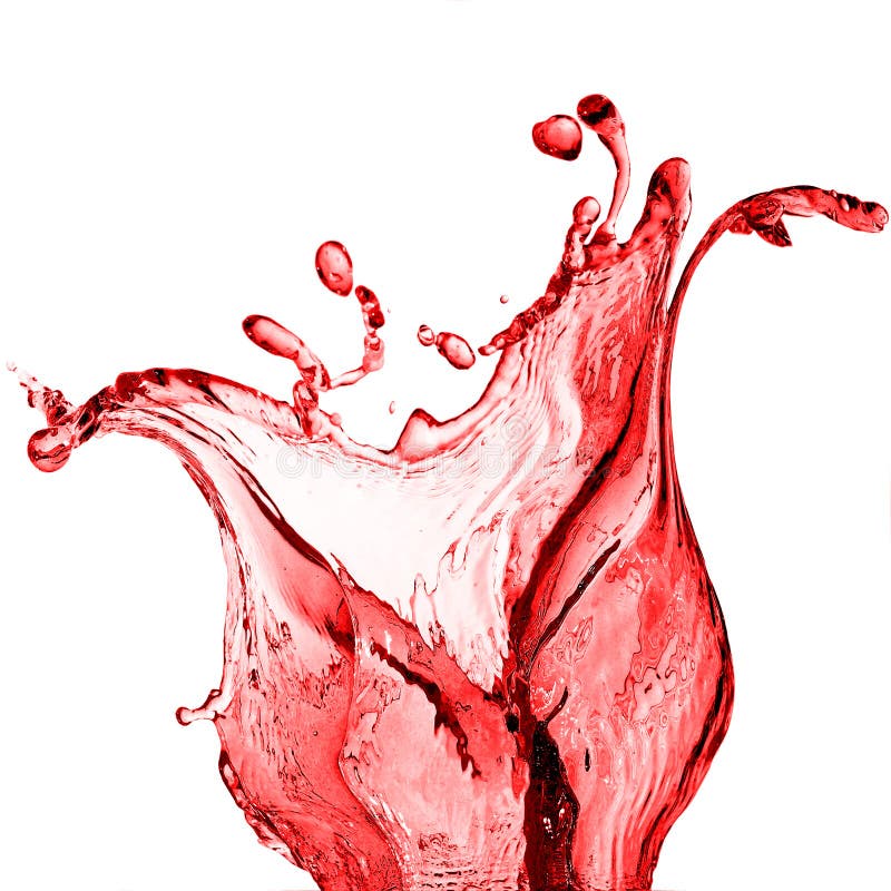 Red paint splash stock image. Image of paint, abstract - 12124489
